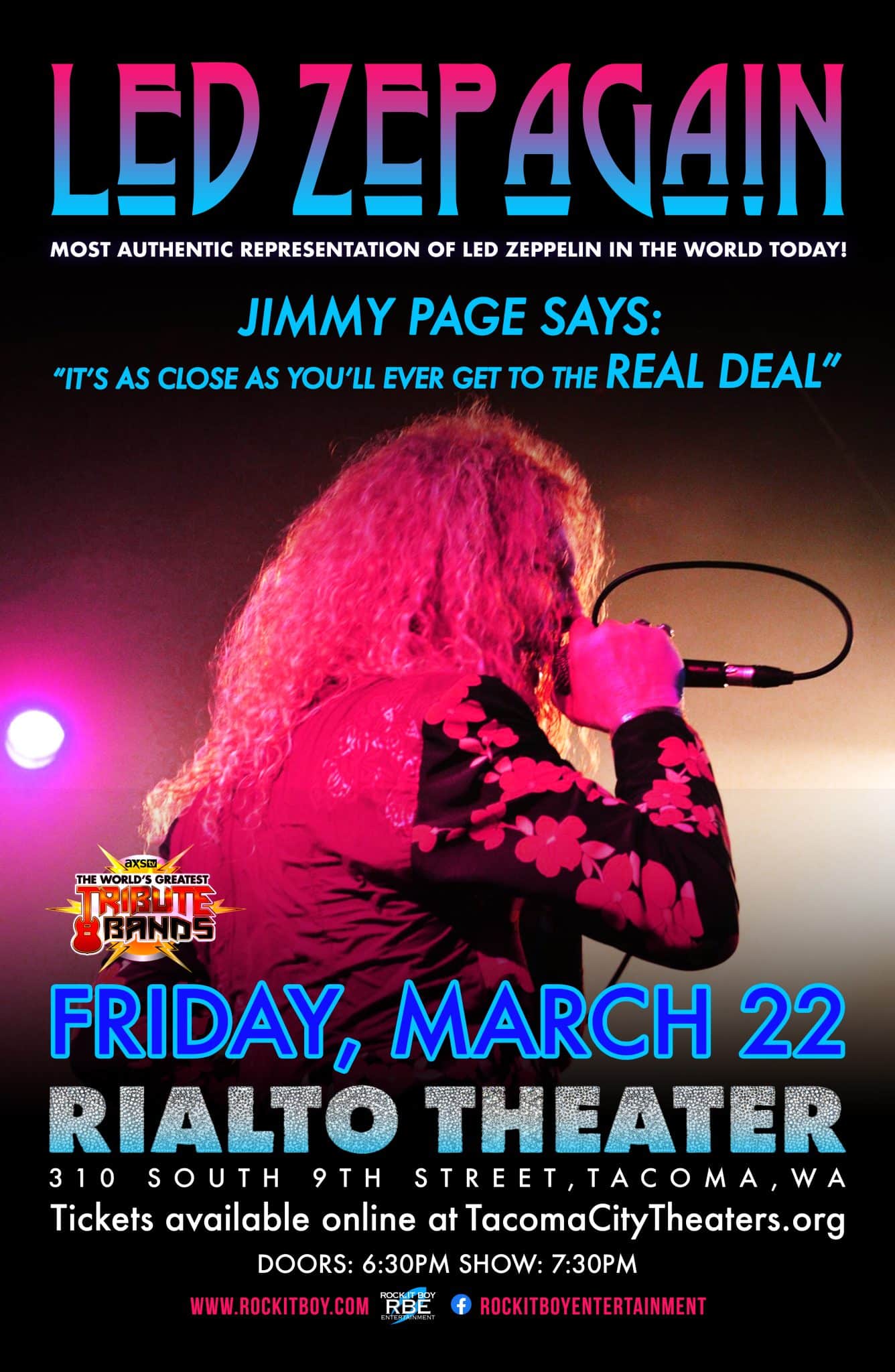 LED ZEPAGAIN - THE MOST AUTHENTIC REPRESENTATION OF LED ZEPPELIN IN THE ...