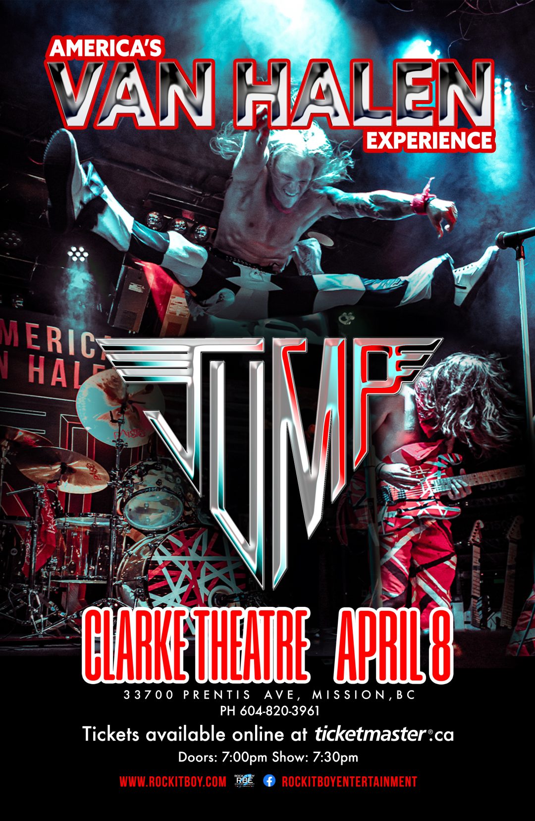 JUMP - AMERICA'S VAN HALEN EXPERIENCE - Rock.It Boy Entertainment